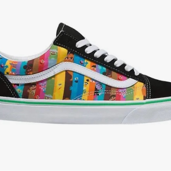Vans | Shoes | Colorful Cartoon Vans Sneakers | Poshmark